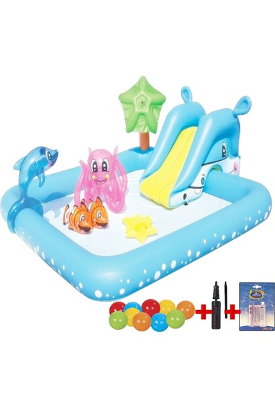 Bestway 53052 Kaydıraklı Fıskiyeli Çocuk Oyun Havuzu Bestway 53052 Kaydıraklı Fıskiyeli Çocuk Oyun Havuzu