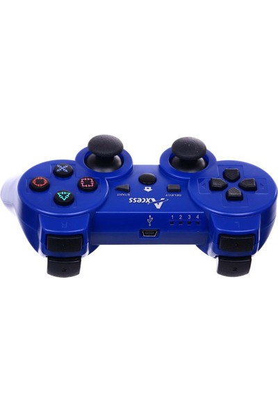 Axcess Ps3/Ps2/Pc Uyumlu Titreşimli Kablosuz Kol + Kılıf + Grips Axcess Ps3/Ps2/Pc Uyumlu Titreşimli Kablosuz Kol + Kılıf + Grips