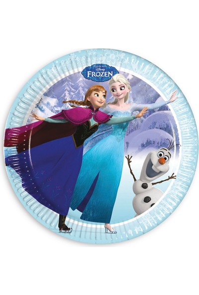 Siyah Lale Karlar Ülkesi Anna Elsa Frozen Parti Tabak Siyah Lale Karlar Ülkesi Anna Elsa Frozen Parti Tabak