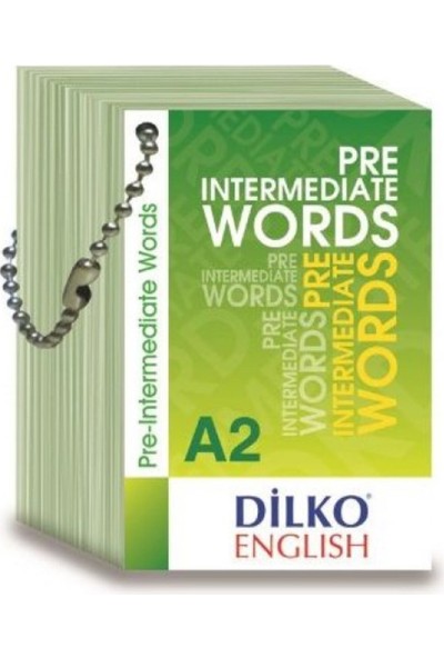 Dilko A2 Pre Intermediate Words Kelime Kartı Dilko A2 Pre Intermediate Words Kelime Kartı