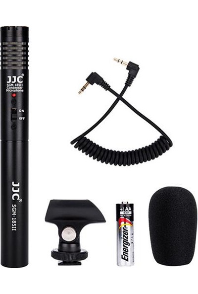 JJC SGM-185II DSLR/Video Stereo Shotgun Mikrofon JJC SGM-185II DSLR/Video Stereo Shotgun Mikrofon