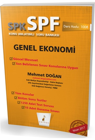 Spk - Spf Genel Ekonomi Konu Anlatımlı Soru Bankası 1008 Spk - Spf Genel Ekonomi Konu Anlatımlı Soru Bankası 1008