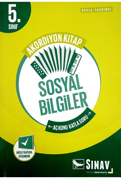 Sınav Yayınları 5. Sınıf Sosyal Bilgiler Akordiyon Kitap Sınav Yayınları 5. Sınıf Sosyal Bilgiler Akordiyon Kitap
