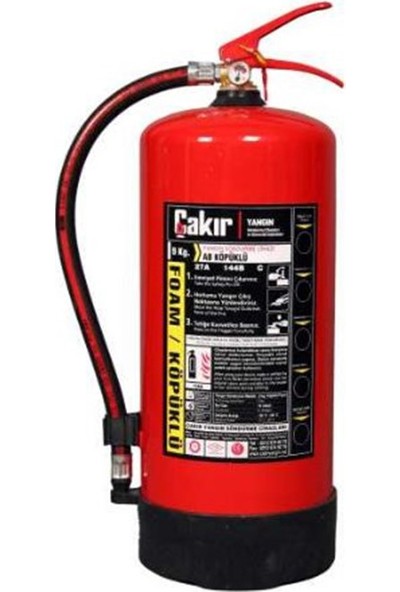 Çakır 9 KG Köpüklü Yangın Tüpü Çakır 9 KG Köpüklü Yangın Tüpü
