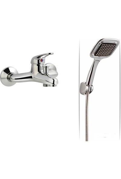 ACR Kitre Banyo Bataryası + ACR Kare Duş Seti ACR Kitre Banyo Bataryası + ACR Kare Duş Seti
