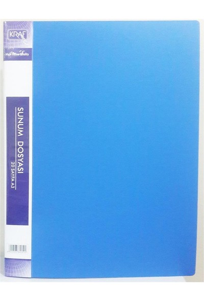 Kraf Sunum Dosyasi 80 Li F80Ak Mavi