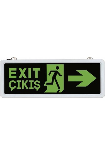 Global Led Işıklı Acil Exit Çıkış Çift Yönlü Yönlendirme Armatürü Levhası Global Led Işıklı Acil Exit Çıkış Çift Yönlü Yönlendirme Armatürü Levhası