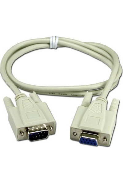 Robotzade 9 Pin Dişi-Erkek Seri Port Kablosu - 1.5 Metre Robotzade 9 Pin Dişi-Erkek Seri Port Kablosu - 1.5 Metre