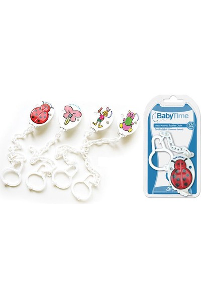 Bebe Time Kabartma Desenli Emzik Askısı Bebe Time Kabartma Desenli Emzik Askısı