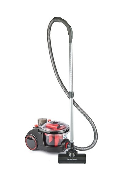 Arnica Bora 5000 2400W Su Filtreli Çift Turbo Fırçalı Elektrikli Süpürge-Kırmızı