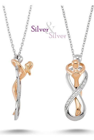 Silver & Silver 925 Ayar Gümüş Altın Kaplama Sensiz Asla Kolye Silver & Silver 925 Ayar Gümüş Altın Kaplama Sensiz Asla Kolye