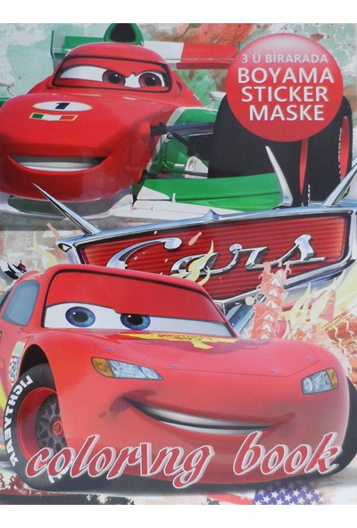 Partioutlet Cars Boyama Kitabı Partioutlet Cars Boyama Kitabı