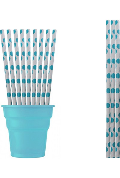 Partioutlet Mavi Puantiyeli Pipet 25 Li Partioutlet Mavi Puantiyeli Pipet 25 Li