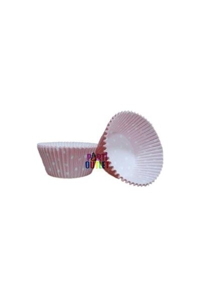 Partioutlet Kek Kapsülü Pembe Puantiyeli 100 Lü Partioutlet Kek Kapsülü Pembe Puantiyeli 100 Lü