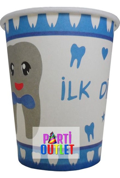 Partioutlet İlk Dişim Bardak Mavi 10 Lu Partioutlet İlk Dişim Bardak Mavi 10 Lu