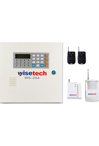 wisetech ws 244 kablosuz alarm seti wisetech ws 244 kablosuz alarm seti
