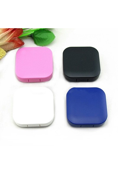 Lens Case Kontakt Lens Kutusu-Siyah Lens Case Kontakt Lens Kutusu-Siyah