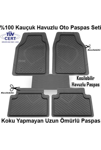 Nettedarikcisi Fiat Palio Weekend Havuzlu Oto Paspas Kauçuk Gri Nettedarikcisi Fiat Palio Weekend Havuzlu Oto Paspas Kauçuk Gri