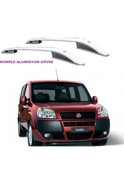 Nettedarikcisi Fiat Doblo 2001-2009 Arası Üst Çıta Alüminyum Komple Nettedarikcisi Fiat Doblo 2001-2009 Arası Üst Çıta Alüminyum Komple