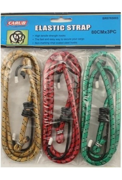 Nettedarikcisi Oto Bagaj Ahtapotu 3'Lü 80Cm Bagaj Malzeme Tutucu