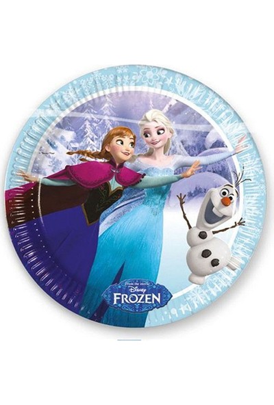 Partimarket Frozen Karlar Ülkesi 8'li Karton Tabak Partimarket Frozen Karlar Ülkesi 8'li Karton Tabak
