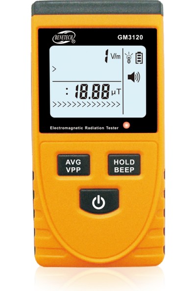 Benetech Gm3120 Elektromanyetik Alan Radyasyon Ölçer Benetech Gm3120 Elektromanyetik Alan Radyasyon Ölçer