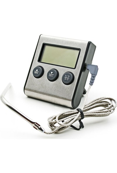 Bnj-24 Dijital Alarmlı Saplamalı Termometre Zamanlayıcı Bnj-24 Dijital Alarmlı Saplamalı Termometre Zamanlayıcı