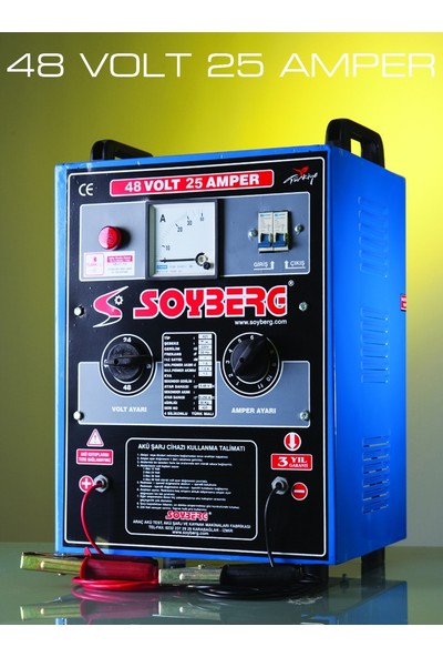 Soyberg 425 Akü Şarj Cihazı 48 Volt 25 Amper