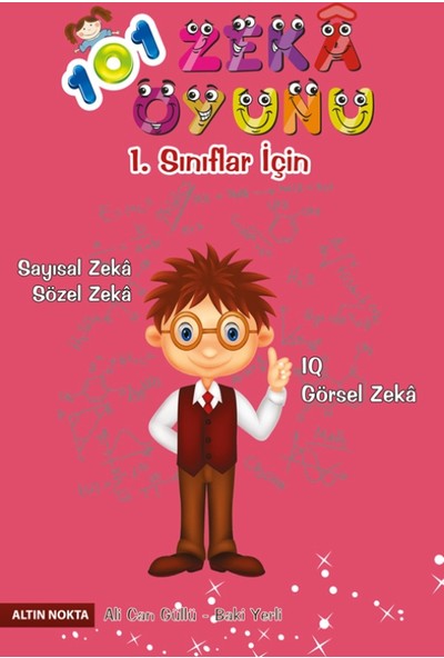 Altın Nokta 1. Sınıf 101 Zeka Oyunu Bilsem - Kanguru - Olimpiyat Kitabı Altın Nokta 1. Sınıf 101 Zeka Oyunu Bilsem - Kanguru - Olimpiyat Kitabı