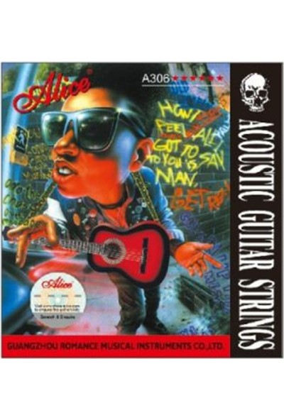 Alıce A306Xl-3 Akustik Gitar 3 No Sol Tek Tel