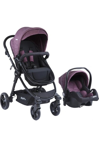 Kraft Oslo Travel Sistem Bebek Arabası Mor
