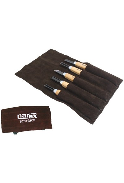 Narex 869300 Yeni Başlayanlar İçin Ahşap Oyma Seti Deri Sarma Çantalı 5 Parça Narex 869300 Yeni Başlayanlar İçin Ahşap Oyma Seti Deri Sarma Çantalı 5 Parça