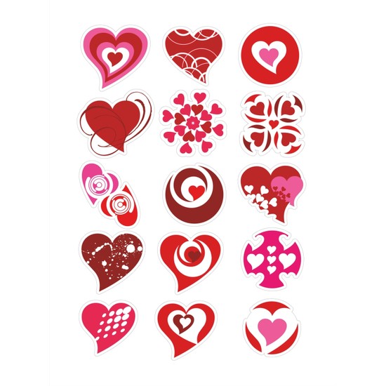 Stickermarket Kalp Sticker Seti Fiyatı - Taksit Seçenekleri