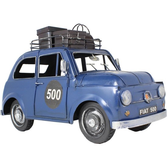 T-Bek 1950 Model 500 Eskitilmiş Metal Araba Mavi Gt-066 Fiyatı