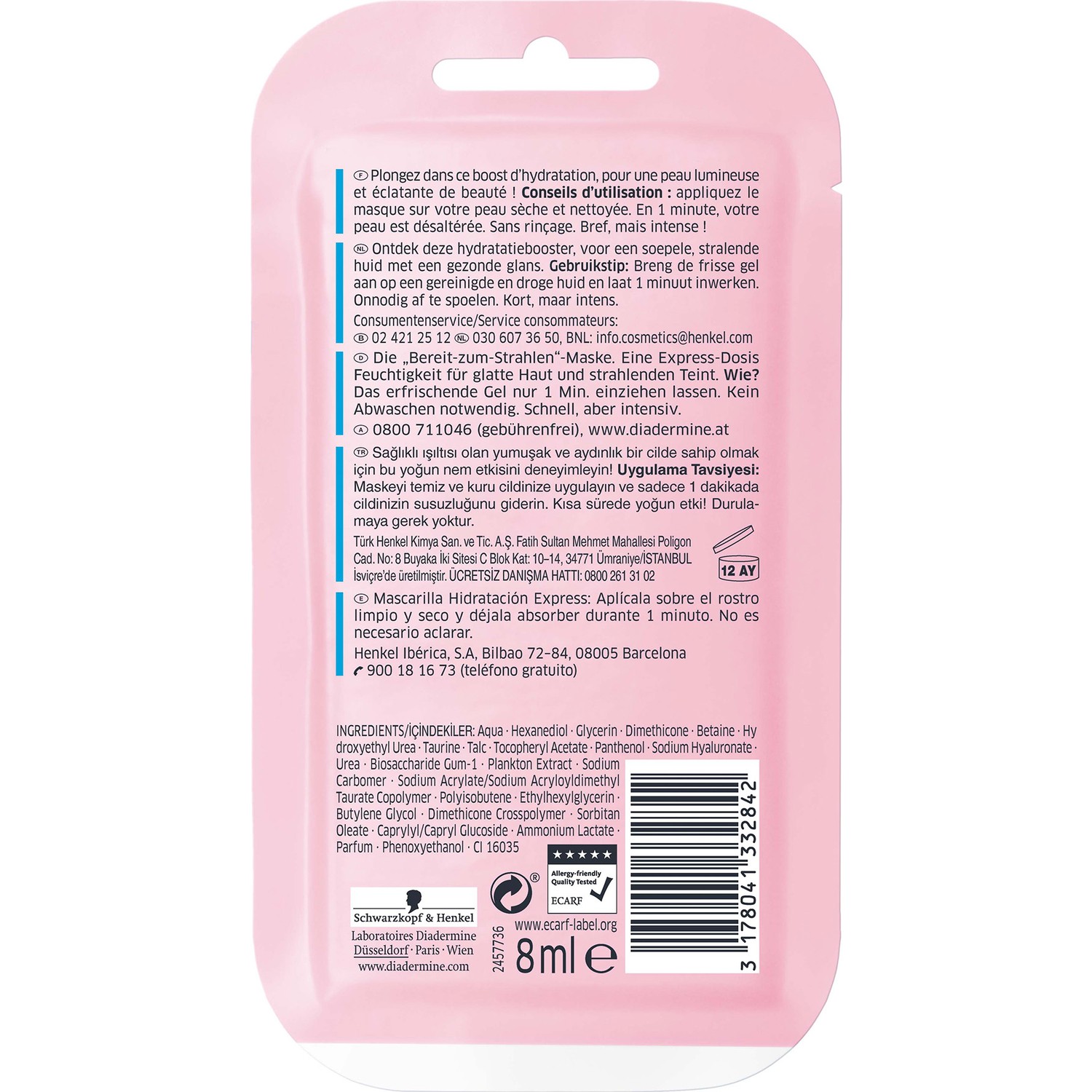 Diadermine Hydralist Express Hydration - Get Ready To Glow Fiyatı