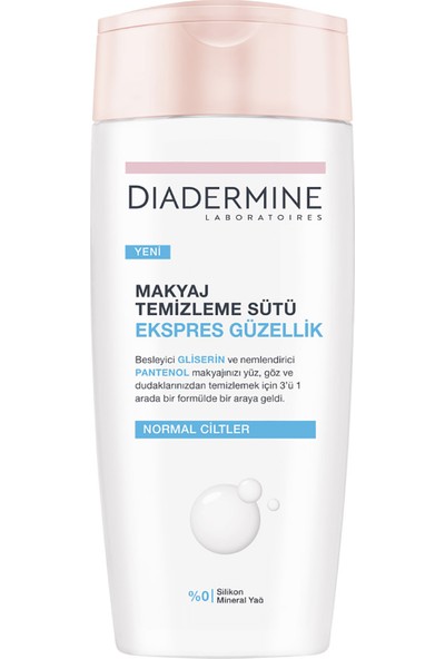 Diadermine Express 3'ü 1 arada Temizleme Sütü 200 Ml