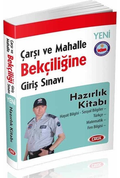 Data Yayınları 2018 Çarşı Ve Mahalle Bekçiliğine Giriş Sınavı Hazırlık Kitabı Data Yayınları 2018 Çarşı Ve Mahalle Bekçiliğine Giriş Sınavı Hazırlık Kitabı