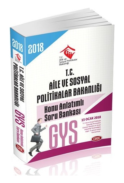 Data Yayınları T.C Aile ve Sosyal Politikalar Bakanlığı GYS Hazırlık Kitabı 2018
