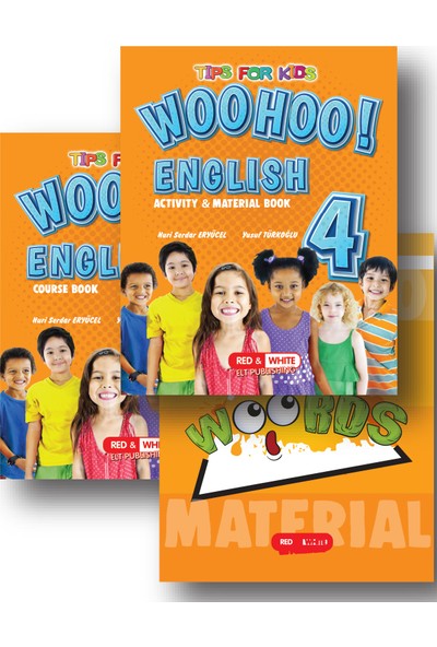 Kırmızı Beyaz Woohoo Englısh Course + Actıvıty & Materıal Book 4 Kırmızı Beyaz Woohoo Englısh Course + Actıvıty & Materıal Book 4
