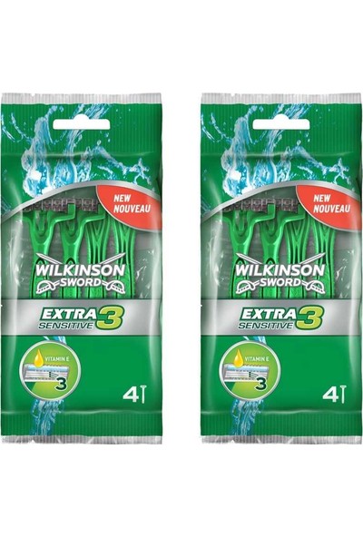 Wilkinson Sword Ekstra 3 Sensitive 2li Poşet Wilkinson Sword Ekstra 3 Sensitive 2li Poşet