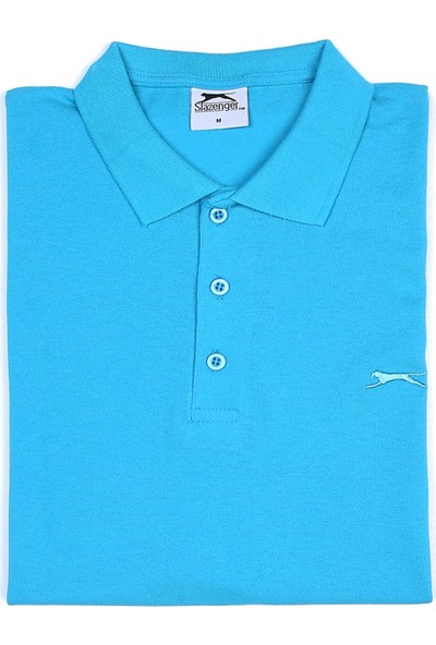 Slazenger Salvator Erkek T-Shirt Turkuaz