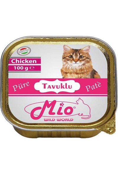 Mio Tavuk Etli Püre Kedi Konservesi 100 g 12 Adet