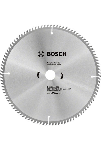 Bosch Optiline Eco 305 x 30 mm 100 Diş Ahşap Kesme Testeresi Bosch Optiline Eco 305 x 30 mm 100 Diş Ahşap Kesme Testeresi