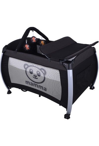 Mamma Hippo Alüminyum Park Yatak Beşik Mamma Hippo Alüminyum Park Yatak Beşik