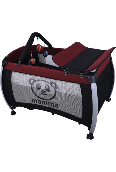 Mamma Hippo Alüminyum Park Yatak Beşik Mamma Hippo Alüminyum Park Yatak Beşik