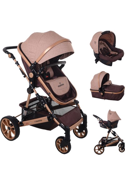 Mamma Lion Gold Travel Sistem Amortisörlü Bebek Arabası