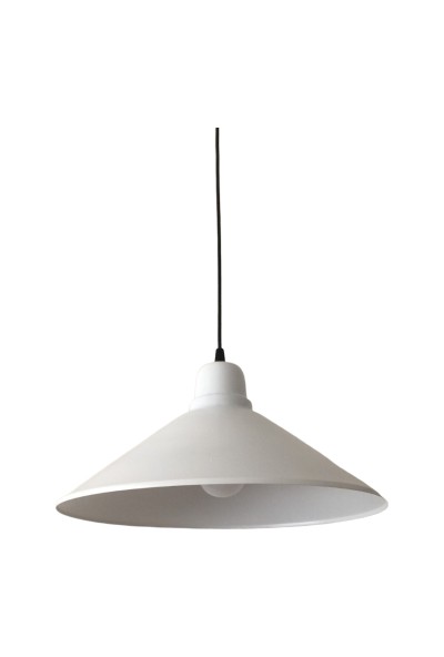 Mat Beyaz Metal Sarkıt Mutfak Tekli Avize 38 cm Mat Beyaz Metal Sarkıt Mutfak Tekli Avize 38 cm