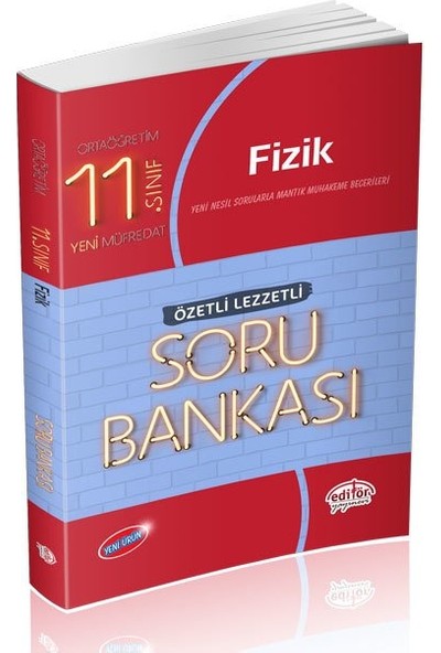 Editör Yayınları 11. Sınıf Fizik Özetli Lezzetli Soru Bankası Editör Yayınları 11. Sınıf Fizik Özetli Lezzetli Soru Bankası