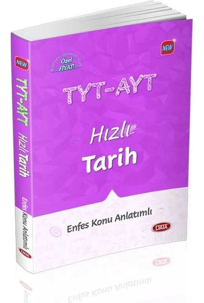 Data Yayınları TYT-AYT Hızlı Tarih Konu Enfes Konu Anlatımlı
