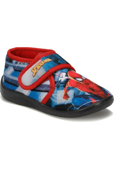 Spiderman 92.Capes-1.P Mavi Erkek Çocuk Panduf